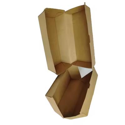 Cina Cartone per hamburger in carta kraft riciclabile personalizzato Imballaggio per fast food ecologico con stampa offset a 4 colori in CMYK in vendita