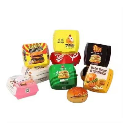 China Geaffundeerde/Kraftpapierburgerdoos Duurzame keuze voor fastfoodverpakkingen Te koop