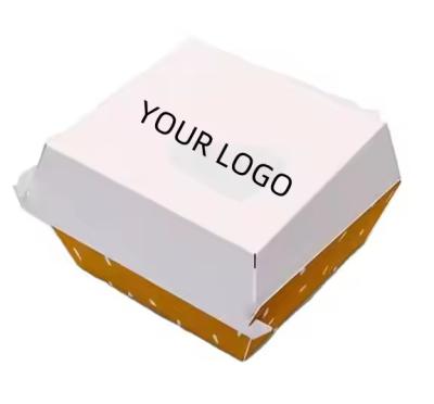 China Eco-Friendly Burger Box Fast Food Takeaway Packaging Custom Printed for Customer's Specific Requirement for sale