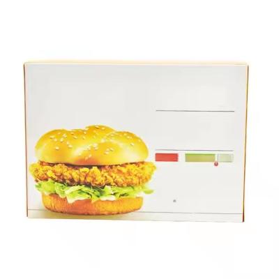 China Custom Frozen Chicken Burger Boxes with Logo Branding Biodegradable Food Transport Packaging and Custom Sizes for sale