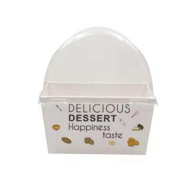 Cina Imballaggi per fast food ecologici stampati su misura per panini hamburger scatole rigide contenitori multialimentari in vendita