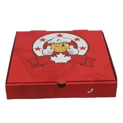 China Food Package Eco-Friendly Pizza Boxes Custom Size Accepted Recyclable for sale