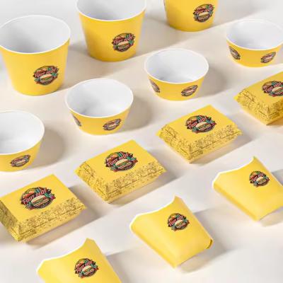 Cina Pizza hamburger personalizzata Frittate Scatole Contenitore alimentare VANISHING Stampa Manipolazione Contenitori personalizzati Eco-friendly in vendita