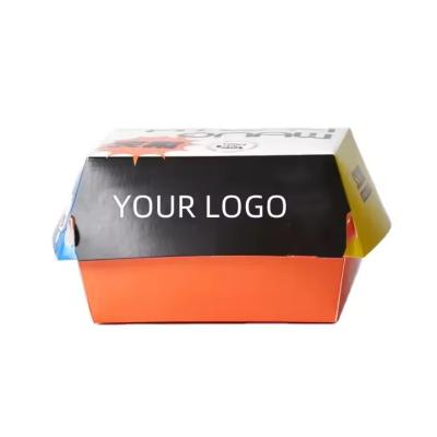 중국 맞춤형 패스트 푸드 배달 일회용 햄버거 종이 상자 판매용