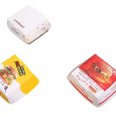 China Goedkope op maat gemaakte biologisch afbreekbare mosselscheldozen voor fastfood burger takeaway Te koop