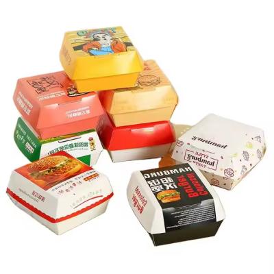 China Goedkope op maat gemaakte biologisch afbreekbare mosselscheldozen voor fastfood burger takeaway Te koop