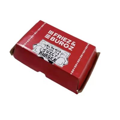 중국 Custom Eco-Friendly Corrugated Cardboard Burger Boxes for Fast Food Takeout 판매용