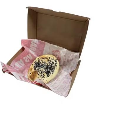 Cina Custom Eco-Friendly Corrugated Cardboard Burger Boxes for Fast Food Takeout in vendita