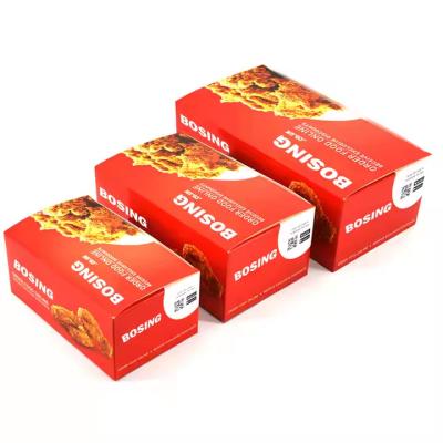 China Customized Food Grade Paper Packaging French Fried Chicken Box for sale