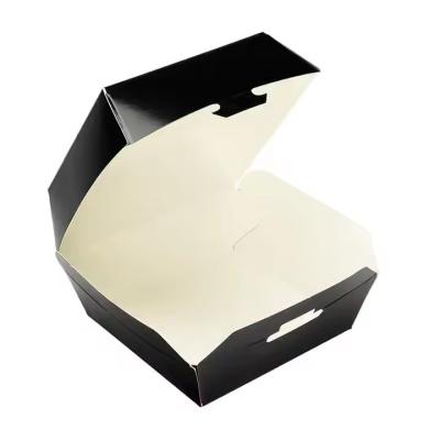 Китай Настраиваемая коробка для быстрого питания, биоразлагаемая и с логотипом клиента для Hamburge продается