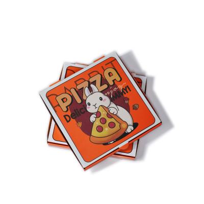 China Biodegradable Food Container Customized Pizza Box Size for Takeaway for sale
