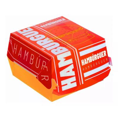 Cina Imballaggio per scatole da asporto con logo personalizzato per panini in ristorazione alimentare in vendita