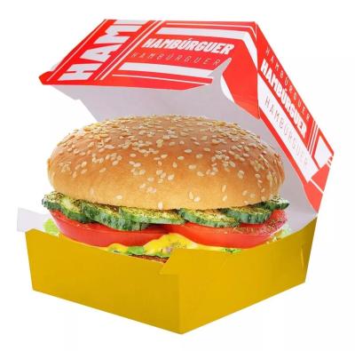 Cina Imballaggio per scatole da asporto con logo personalizzato per panini in ristorazione alimentare in vendita