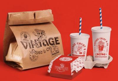 중국 맞춤형 디자인 햄버거 박스 접이성 융통형 맞춤형 패키지 껍질 판매용