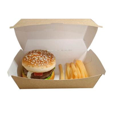 China Groothandel op maat gedrukte hamburgerdozen voor fastfood Te koop