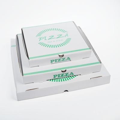 Chine Boîte à pizza personnalisée avec logo imprimé, écologique et biodégradable, en carton ondulé pour aliments à emporter à vendre
