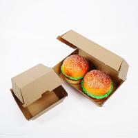 China Customized hamburger box, biodegradable fast food takeaway box for sale