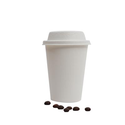 Cina Tazza da caffè cartacea biodegradabile monouso singola e doppia con coperchio in vendita