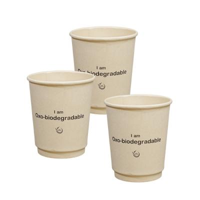 China Wholesale custom printing logo disposable double-layer coffee hot drink paper cup with lid for sale
