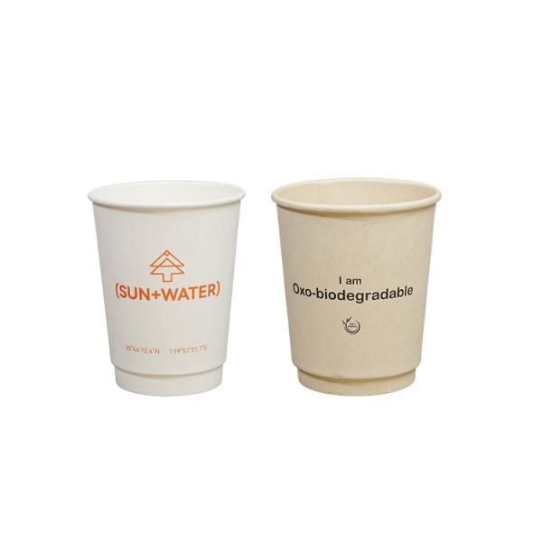 Quality Wholesale custom printing logo disposable double-layer coffee hot drink paper for sale