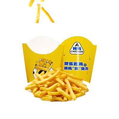 Cina Scatola di carta per fast food e patatine fritte biodegradabile usa e getta con logo personalizzato stampato in vendita