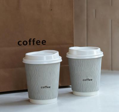 中国 カスタマイズされたロゴ 環境に優しい使い捨ての飲み物 ホットドリンク 紙コーヒーカップ 販売のため