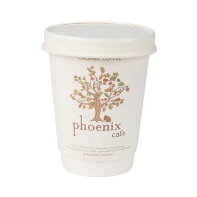 中国 コーヒーショップのオーダーメイドロゴ 卸売 環境に優しい水性コーティング 熱い飲み物 使い捨てコーヒー紙カップ 販売のため