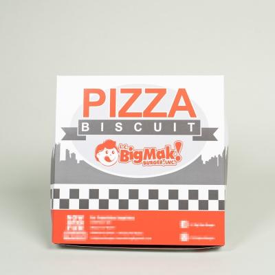 China Customized printed logo portable food grade corrugated paper packaging pizza box for sale