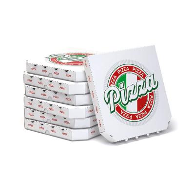 China Customized logo 6 7 8 9 10 12 14 16 18 inch eco-friendly biodegradable food grade corrugated cardboard packaging pizza paper box for sale