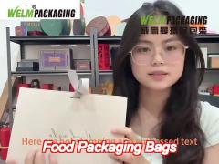 Подарочные упаковочные пакеты для пищи Конфеты Kraft Paper Сладкие пакеты для переработки
