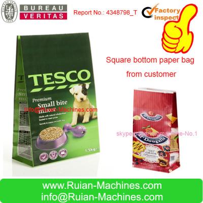 China Brown Kraft SOS paper Paper Bag Machine for sale
