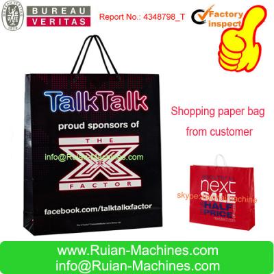 China paper bag making machine/paper bag machine /grocery paper bag making machine for sale