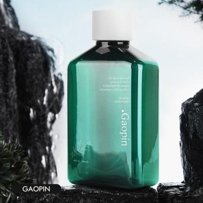 Cina Gel trasparente di lusso della doccia dell'ANIMALE DOMESTICO della bottiglia del balsamo e dello sciampo che imballa il contenitore del toner di PCR 400ml in vendita