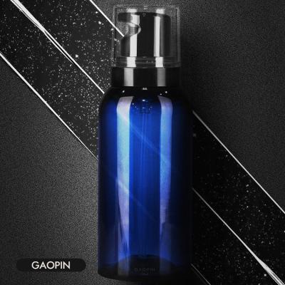 Cina Imballaggio blu di lusso della lozione del corpo di PCR della bottiglia 130ml del balsamo e dello sciampo in vendita
