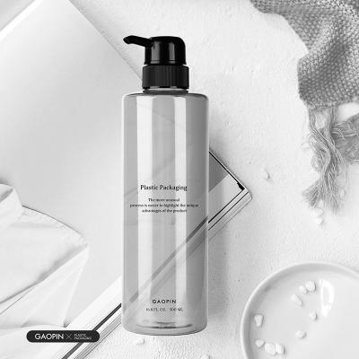 Cina Flaconi di shampoo trasparente per contenitore per lozione per il lavaggio del corpo in plastica per animali domestici di lusso personalizzati da 500 ml in vendita