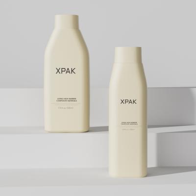 China Empty White Plastic Shampoo Bottles Leakage Proof with Disc Cap Customizable for Shower Gel and Body Cream for sale