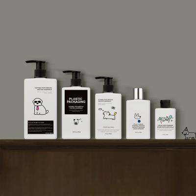 China HDPE Square Shampoo Pump Bottles with 50ml - 300ml Capacity for Spa and Salon Use for sale