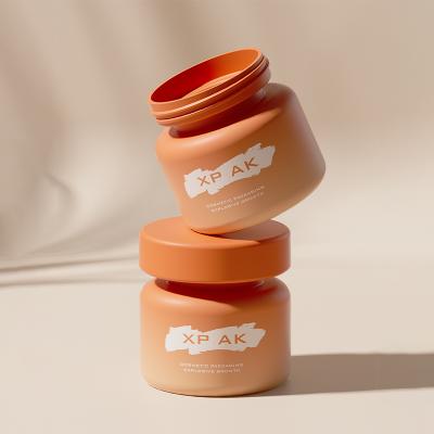 China Round Customized 50ml HDPE Plastic Cosmetic Jar for Skincare and Travel for sale