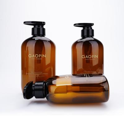 Cina La cura di capelli di iso imbottiglia le bottiglie di plastica del lavaggio vuoto della mano di 300ml 400ml in vendita