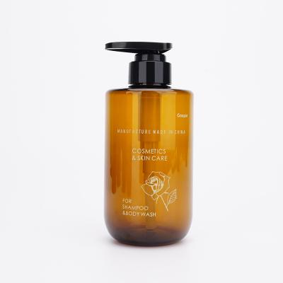 Cina Amber Plastic Shampoo And Conditioner imbottiglia 300ml 400ml 500ml 600ml in vendita