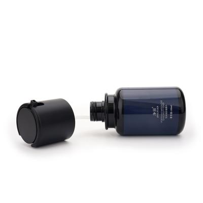 Cina Matte Black Empty Pump Plastic imbottiglia l'imballaggio cosmetico 120ml in vendita
