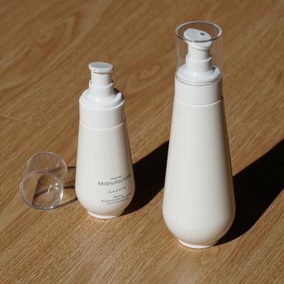 China Kosmetische van de de Lotionfles Witte PETG van 100ml 150ml Plastic van de Roomskincare de Flessenreeks Te koop