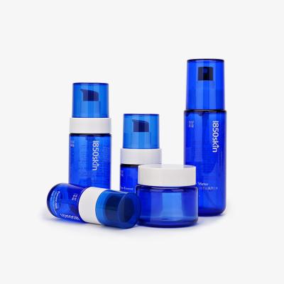 China garrafa plástica da loção de 100ml 80ml 50ml ajustada para o empacotamento de Skincare à venda