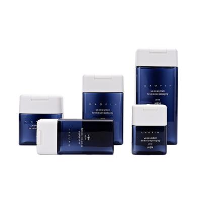 Cina Bottiglie di plastica 100ml 50ml 150ml 250ml 370ml dello sciampo del quadrato di PETG per il lavaggio del corpo in vendita