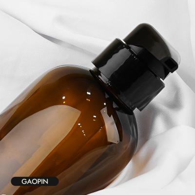Cina 10.14oz 13.52oz intorno alle bottiglie di plastica piane Brown Eco dello sciampo amichevole in vendita