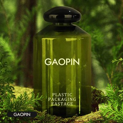 Cina bottiglia di plastica dell'animale domestico di verde 150ml per la certificazione vuota del colluttorio QS in vendita