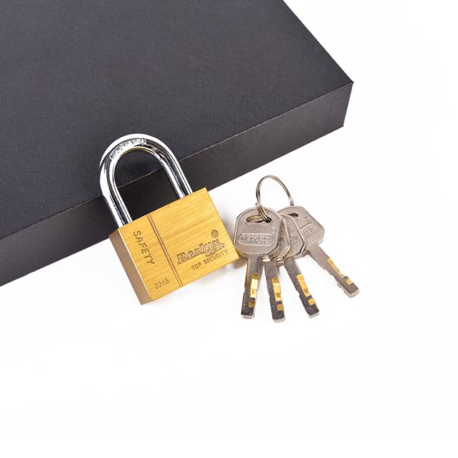 Brass padlock durability testing