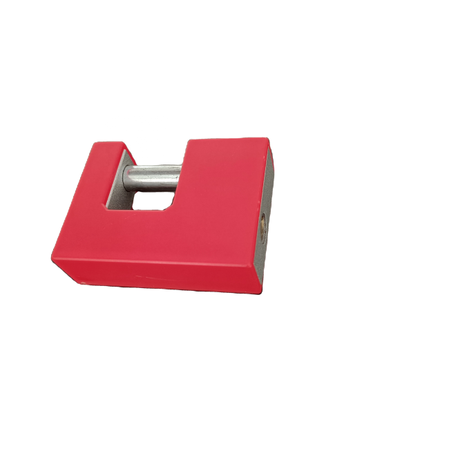 Rectangular padlock - technical diagram