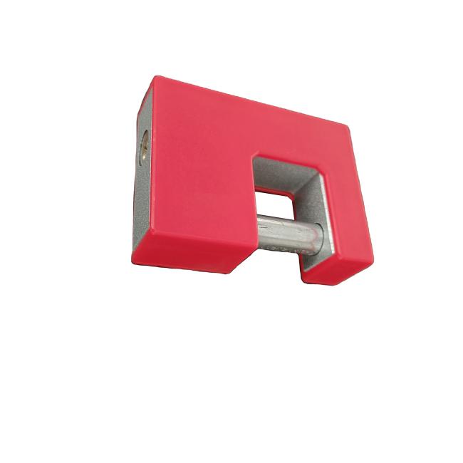 Rectangular padlock - installation example