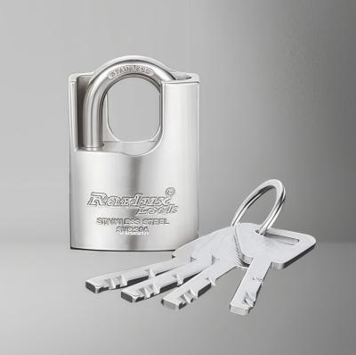 China Rarlux Hot Selling Double Locking Solid Padlock Heavy Duty Security Shackle Protected Stainless Steel Padlock for sale